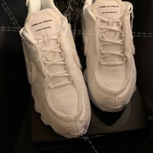 Nike | Shoes | Comme Des Garcons Nike Shox Tlx Cdg Rare New White Us 5m ...